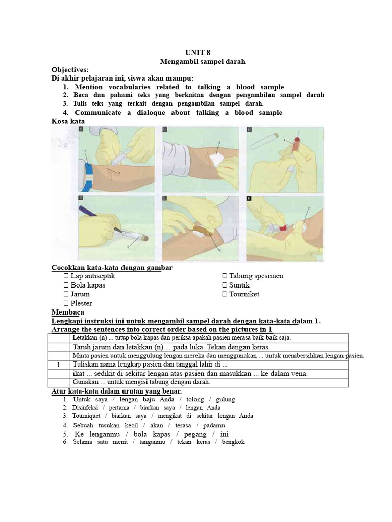 Panduan Pengambilan Sampel Darah | PDF