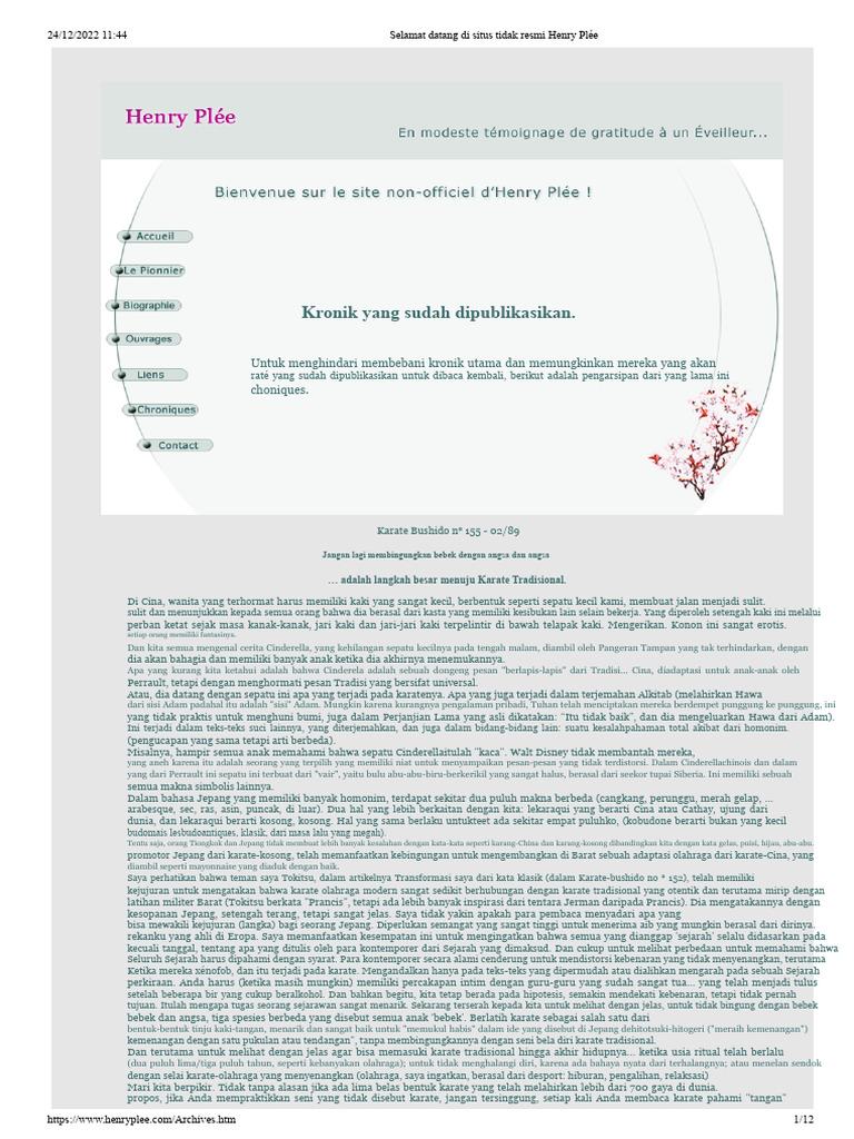 Chronik Henry Plée | PDF