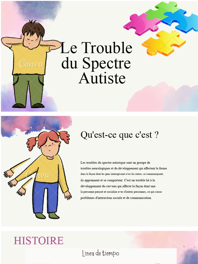 Comprendre le Trouble du Spectre Autistique | PDF | Autisme | Sciences ...