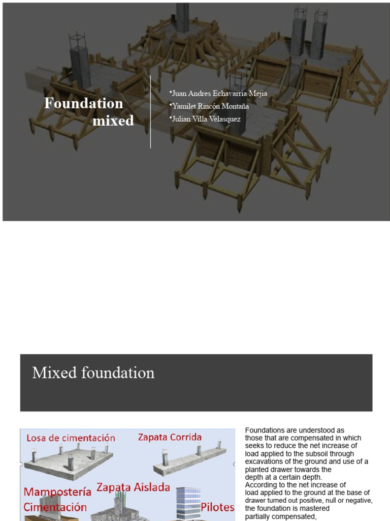 Mixed Foundation 1.0 | PDF | Foundation (Engineering) | Building ...