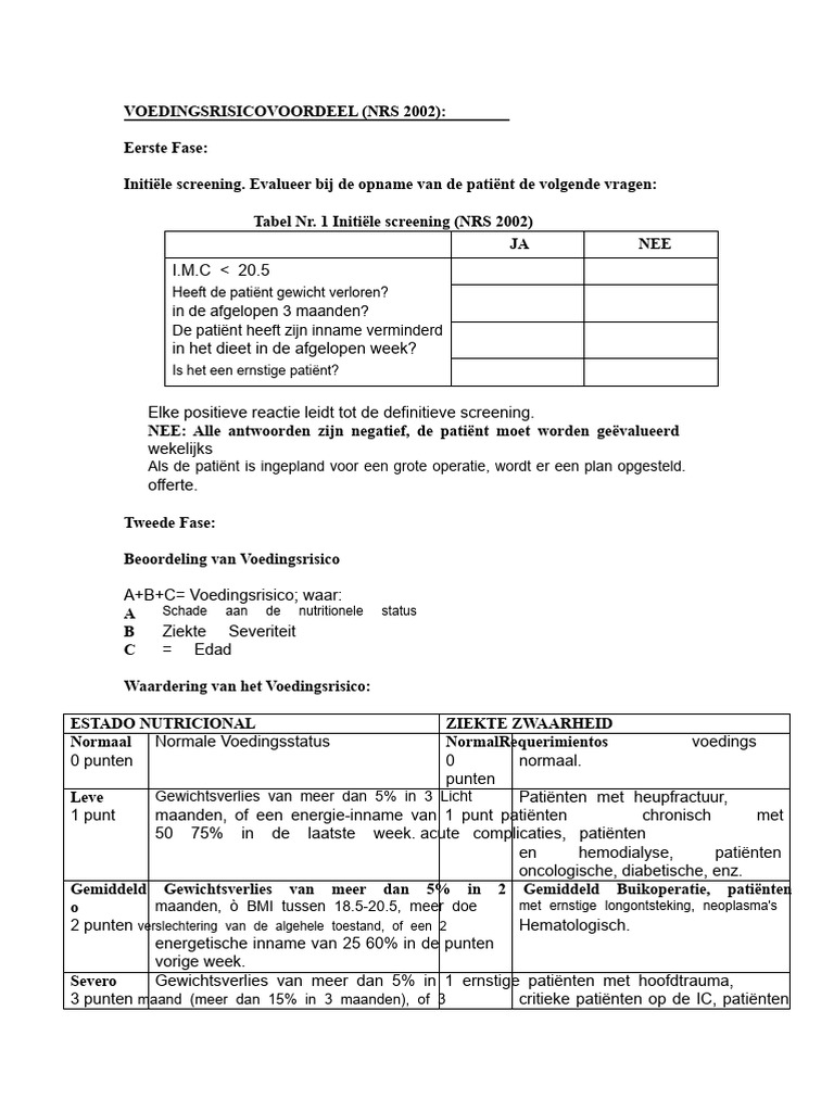 Nrs 2002 | PDF
