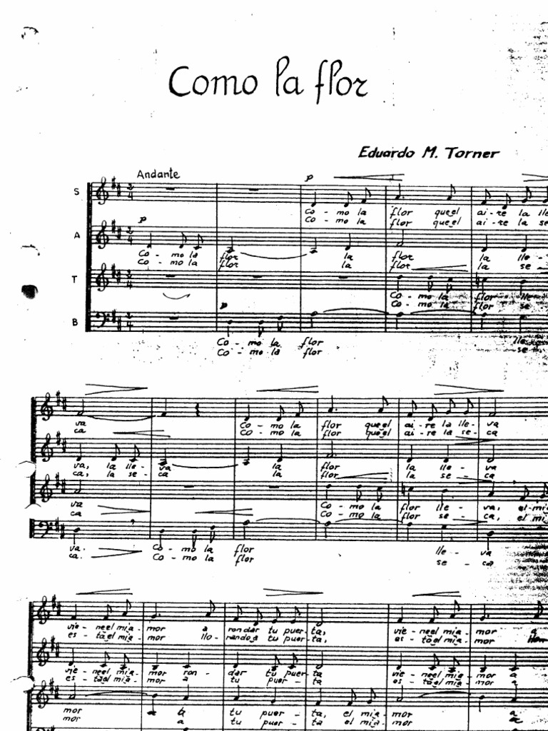 Como La Flor Torner | PDF