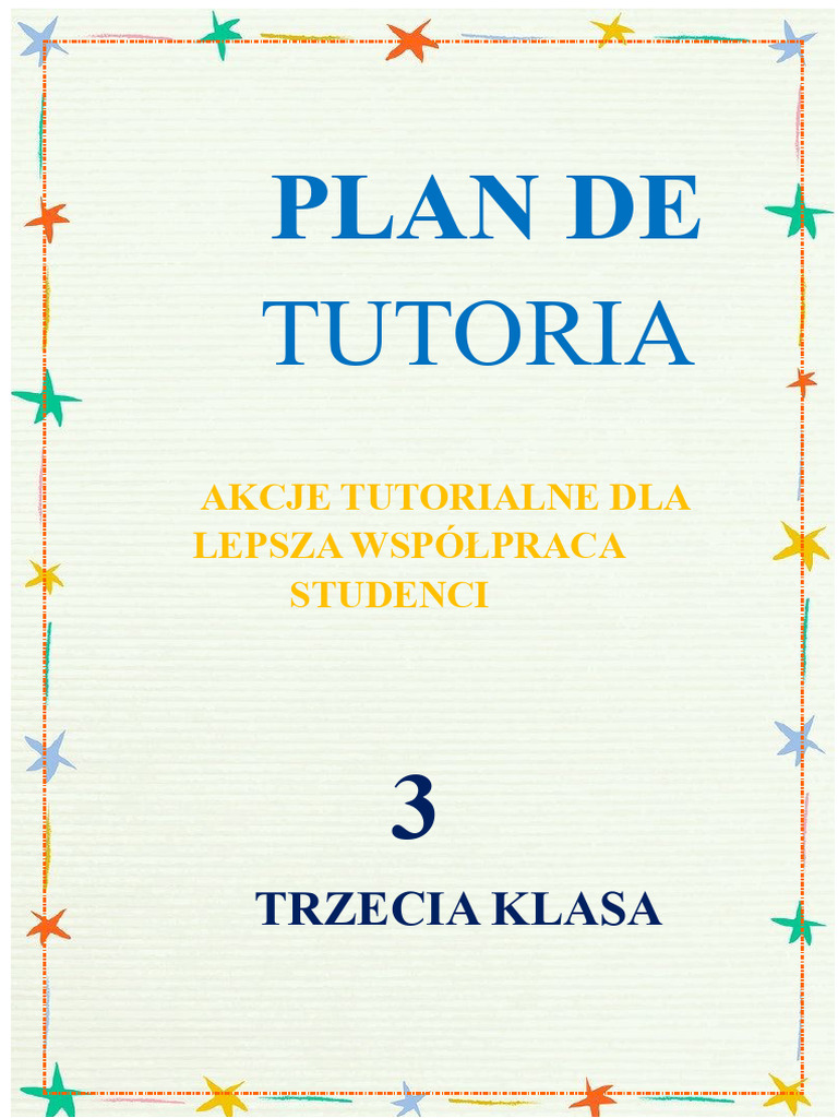 Plan Tutorial 2023 | PDF
