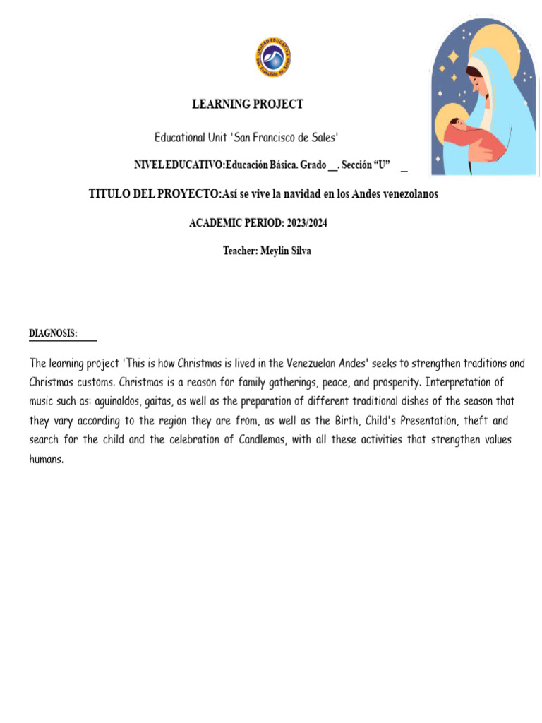 LEARNING PROJECT 1st Grade | PDF | Thought | Science