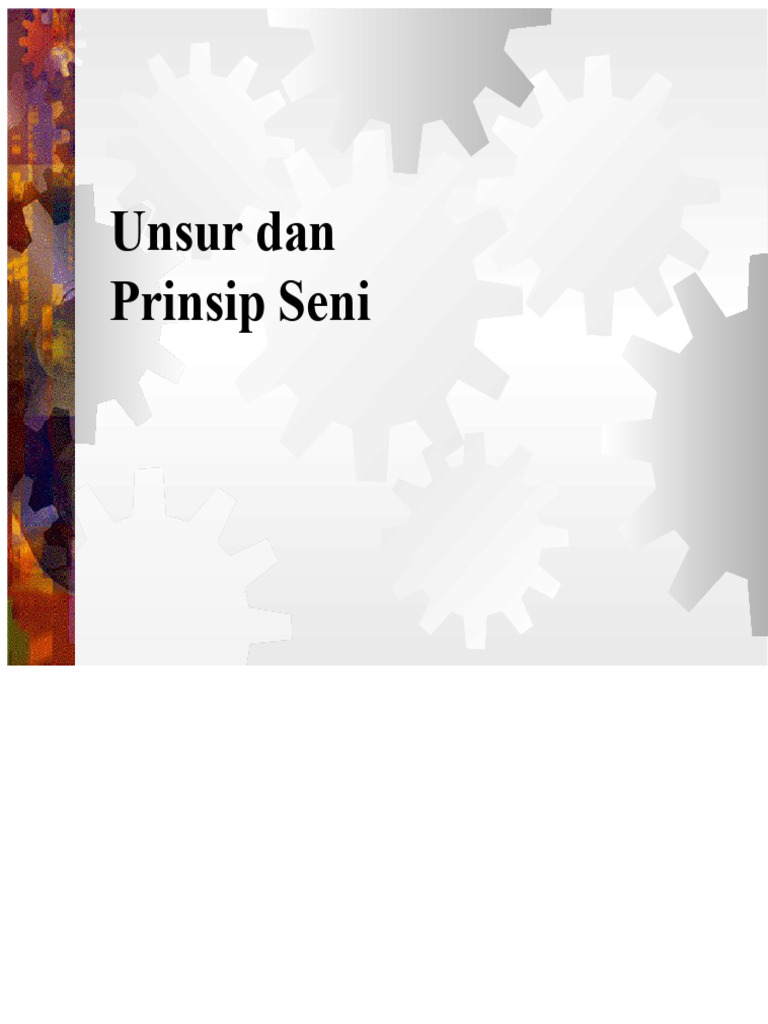 Unsur dan Prinsip Dasar Seni Visual | PDF