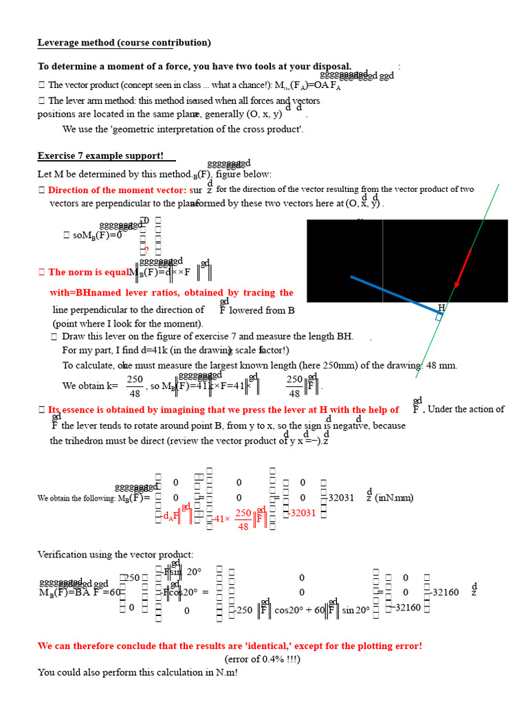 Leverage Method | PDF | Euclidean Vector | Lever