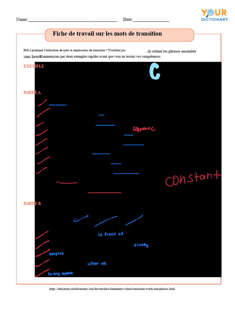 Pratique des mots de transition | PDF