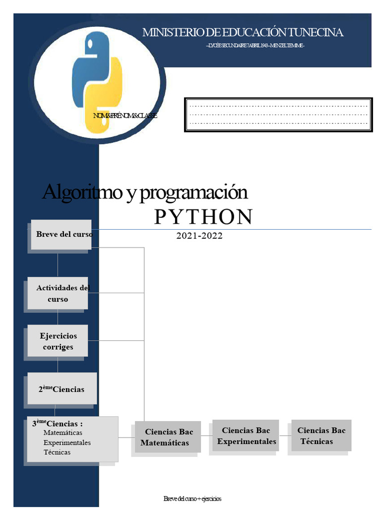Manuel Algo & Programación Python Alumno 2021-2022 Secciones Científicas Especiales - Parte ...