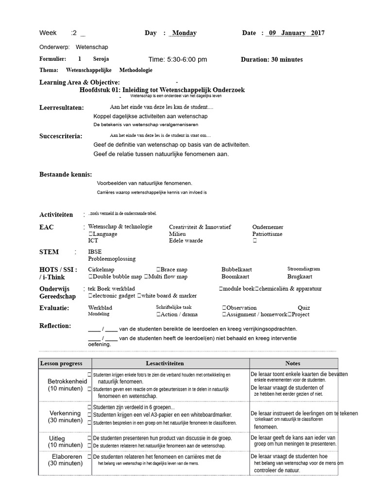 DLP 5E 1.1 - Wetenschap Maakt Deel Uit Van Het Dagelijks Leven | PDF
