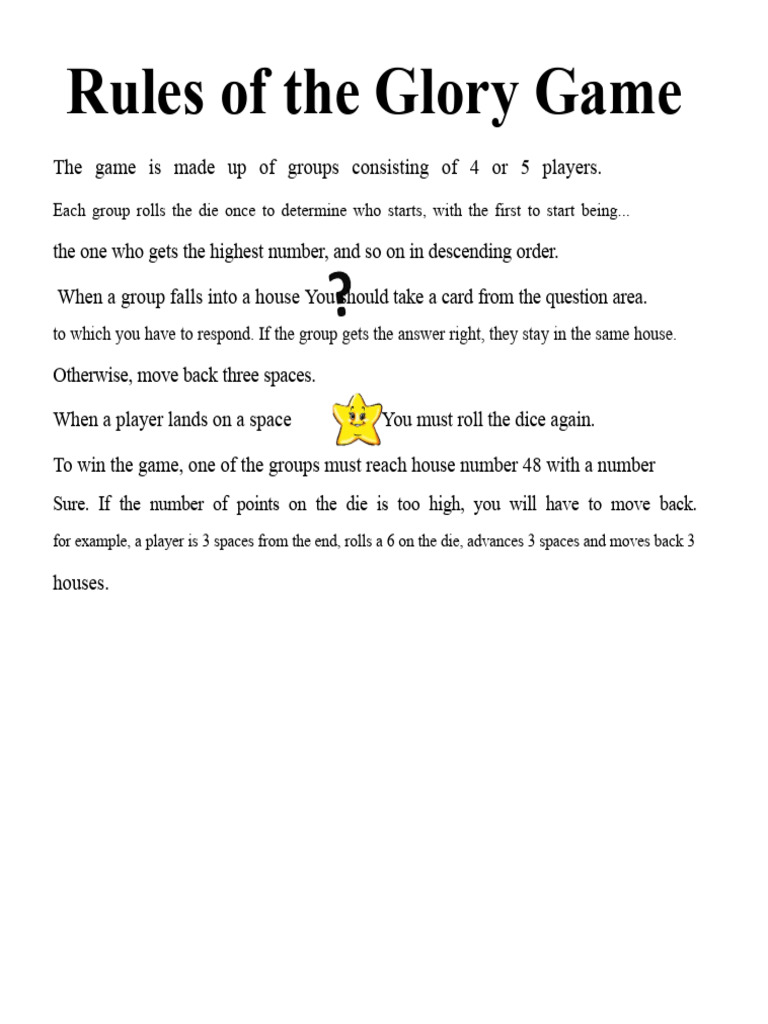 Game Rules | PDF