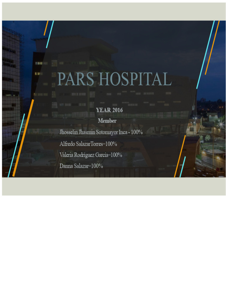 Hospital Pars - Group 8 - Delivery PC DELIVERY PC1 | PDF | Clinic ...