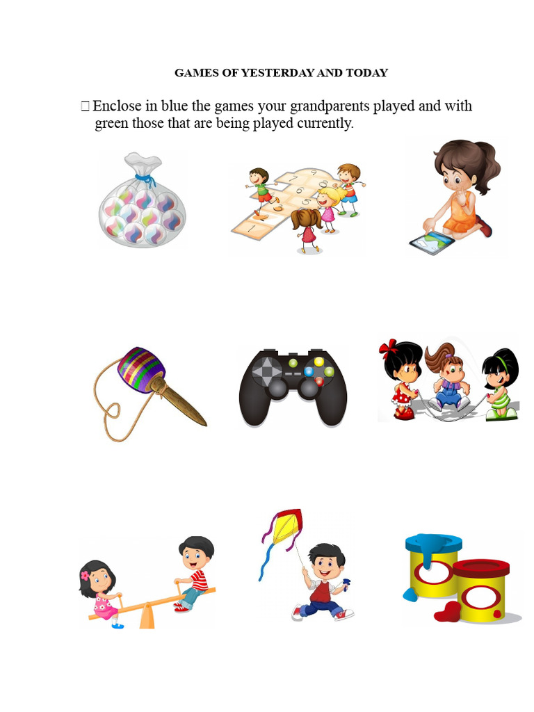 Games of Yesterday and Today | PDF
