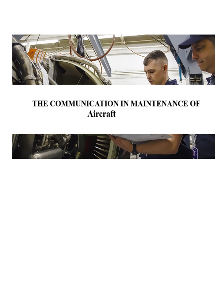 Effective Communication in Aircraft Maintenance | PDF | Communication ...