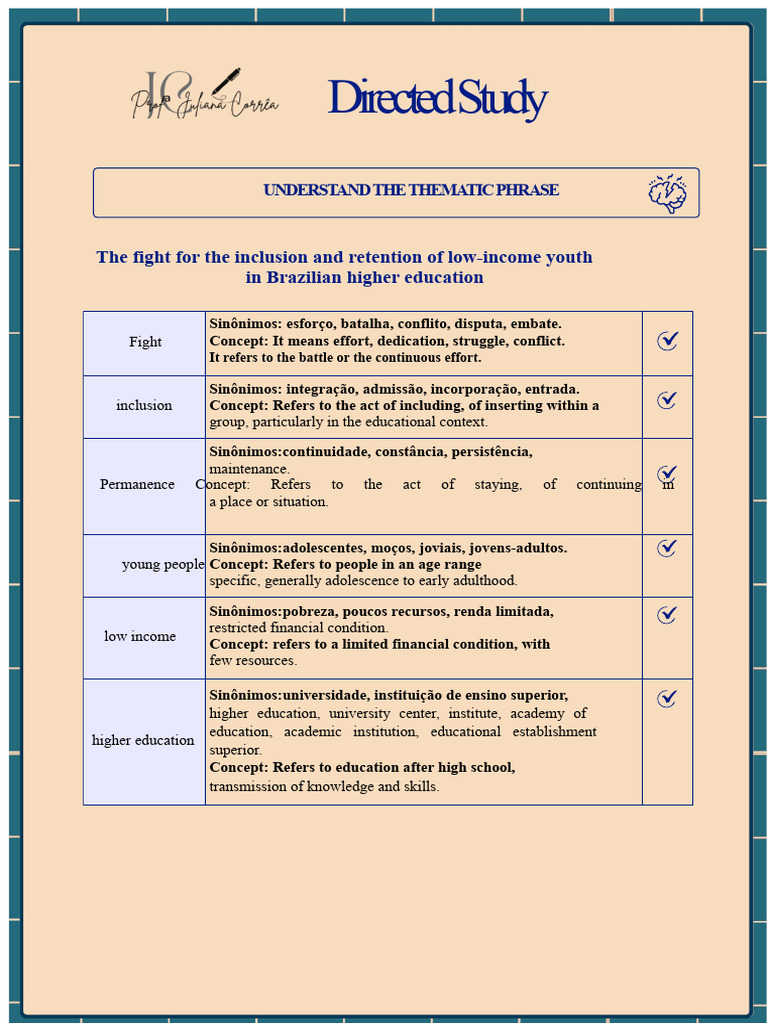 Theme 4 - Guided Study For Writing About Low-Income Youth in ...