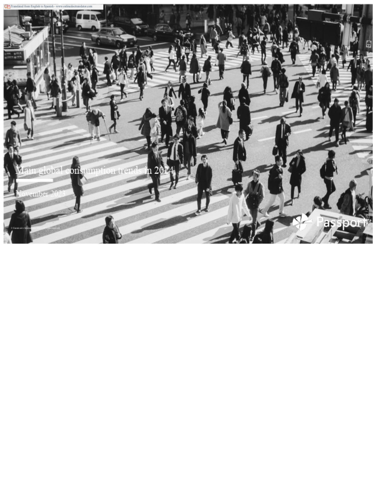 PASSPORT Top Global Consumer Trends 2024 | PDF | Cost Of Living ...