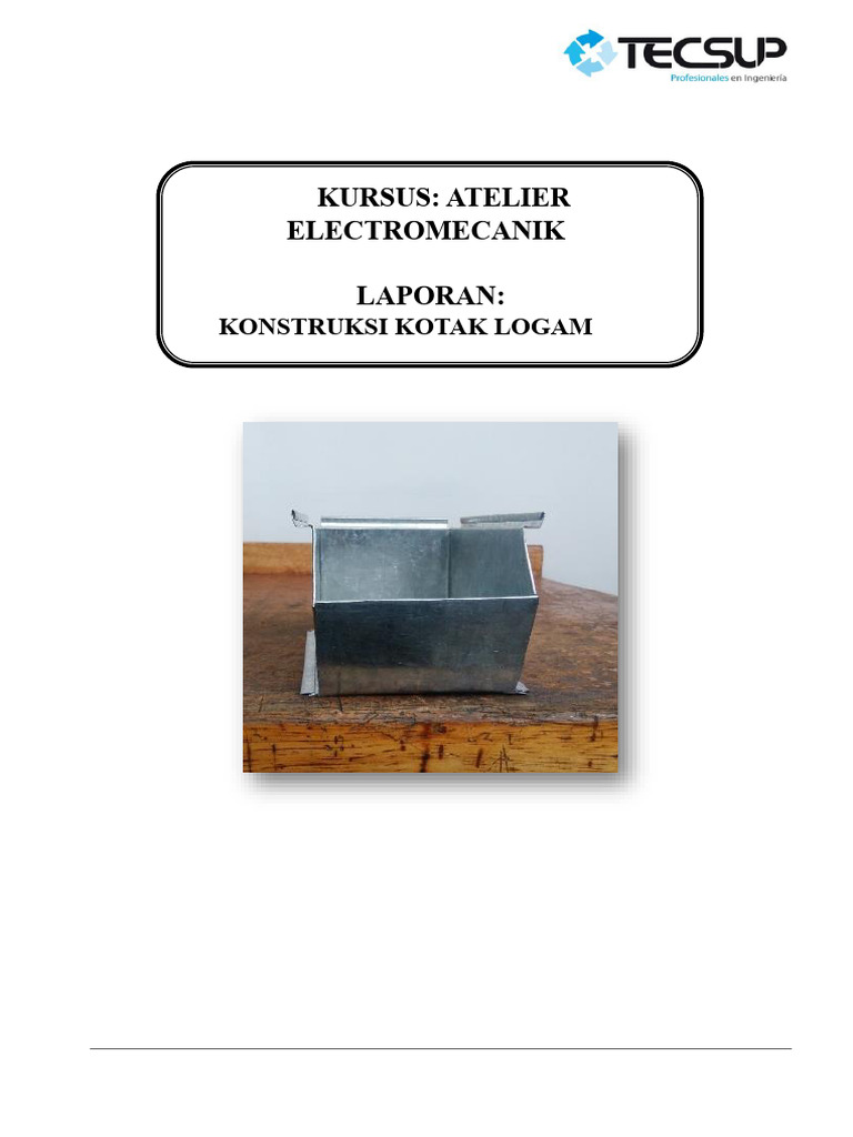 Laporan Kotak Logam | PDF