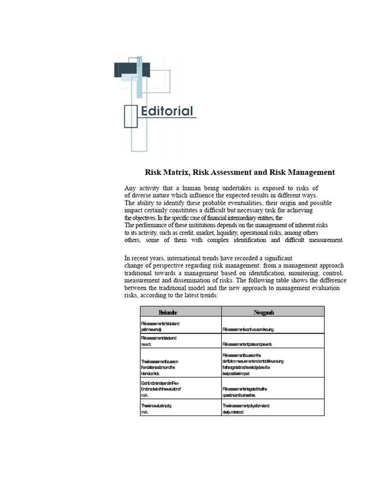 Risk Management - The Risk Matrix | PDF | Risk | Risk Assessment