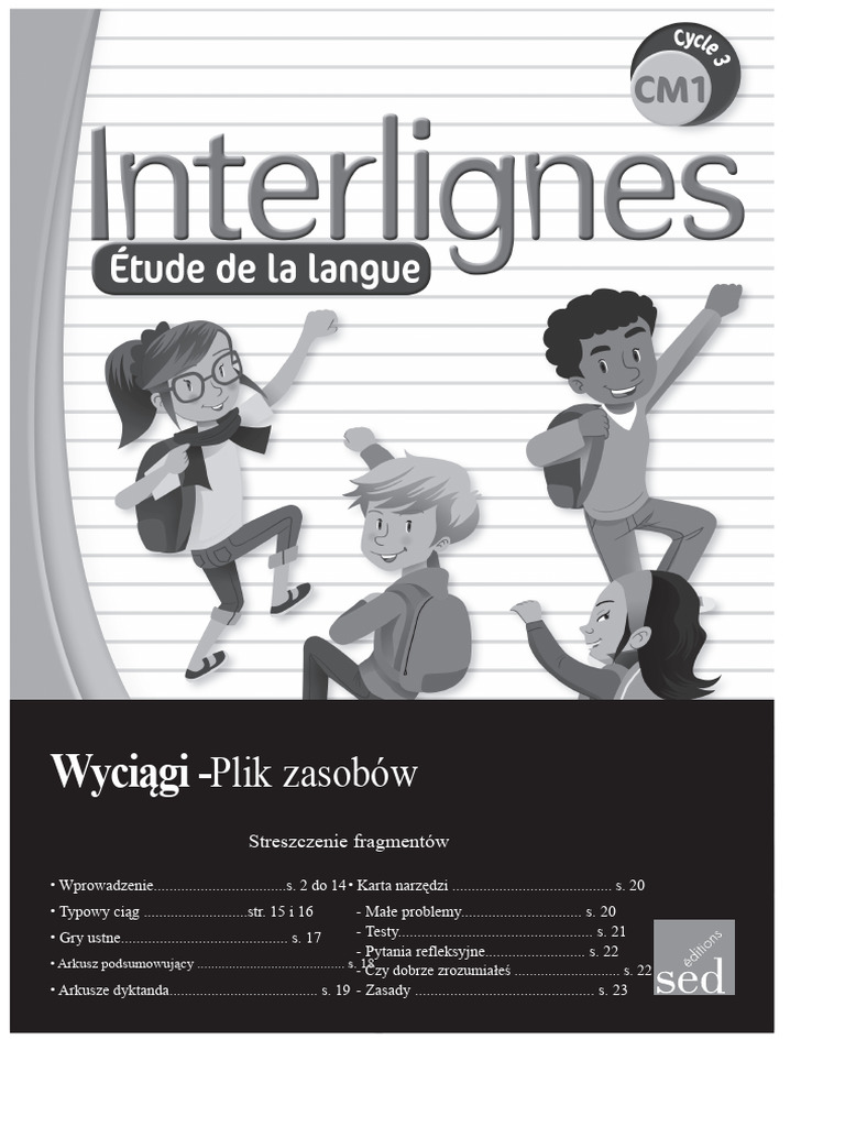 Interlignes-EDL - CM1 - OD | PDF