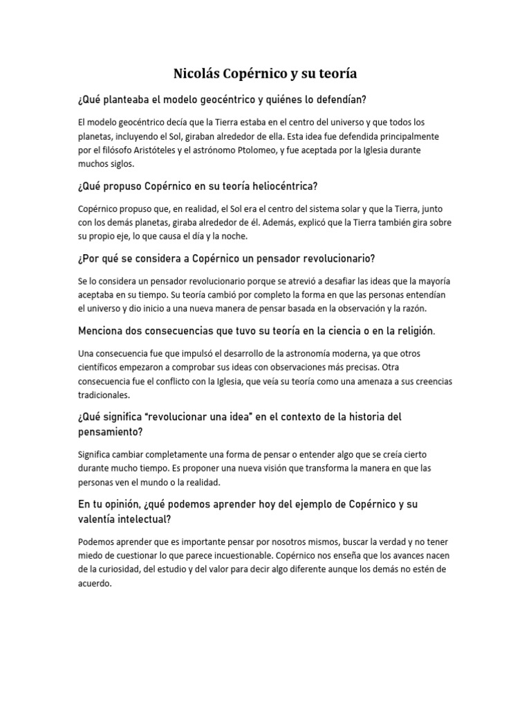 Copernico | PDF