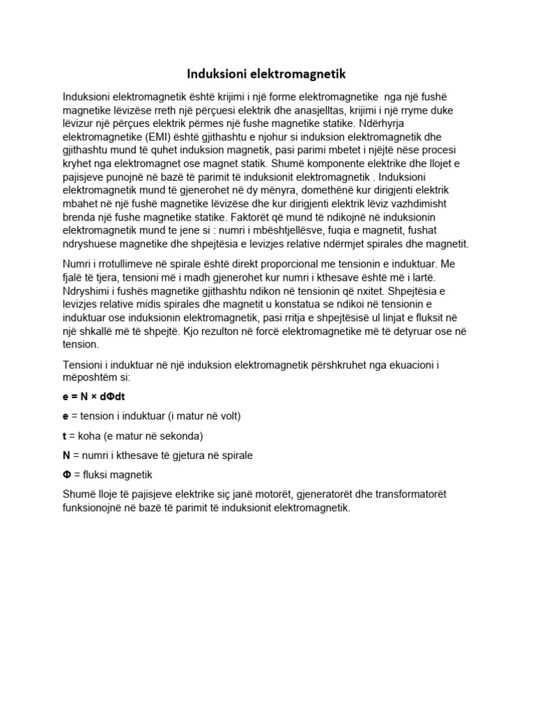 Rryma Elektrike | PDF