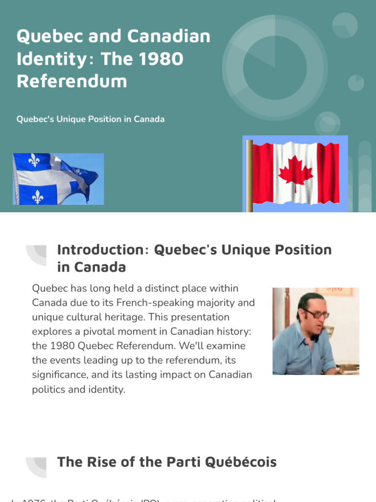 4.7 Quebec and Canadian Identity - The 1980 Referendum | PDF ...