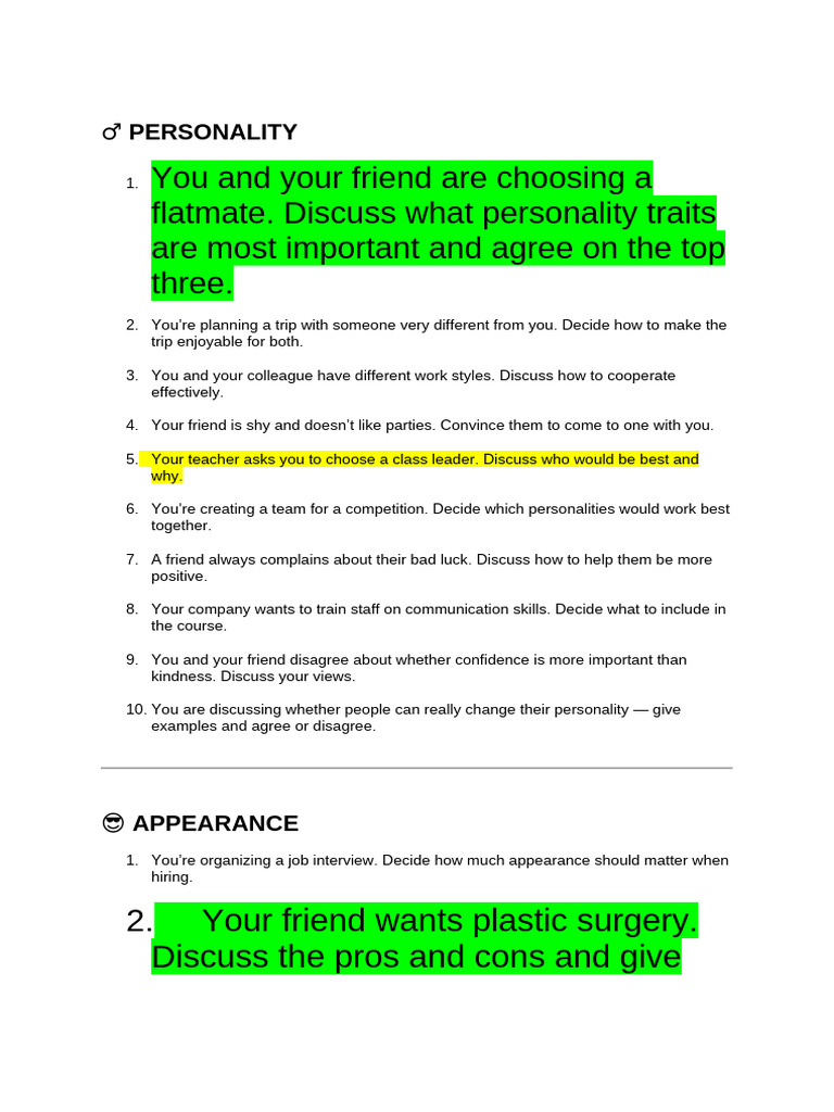Speaking Dialogue Questions | PDF | Halloween | Weather