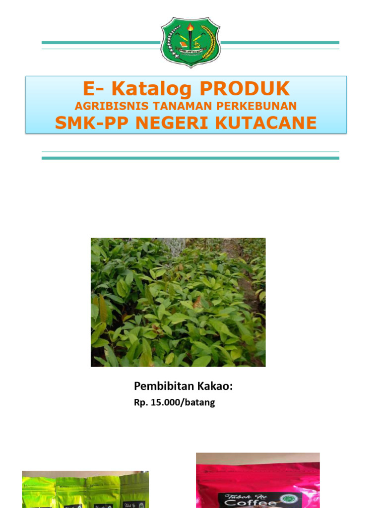 E- Katalog ATP SMKPP Kutacane | PDF