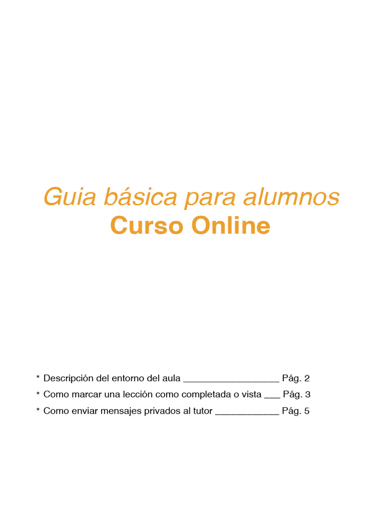 Guía de Uso del Aula Virtual Classroom | PDF