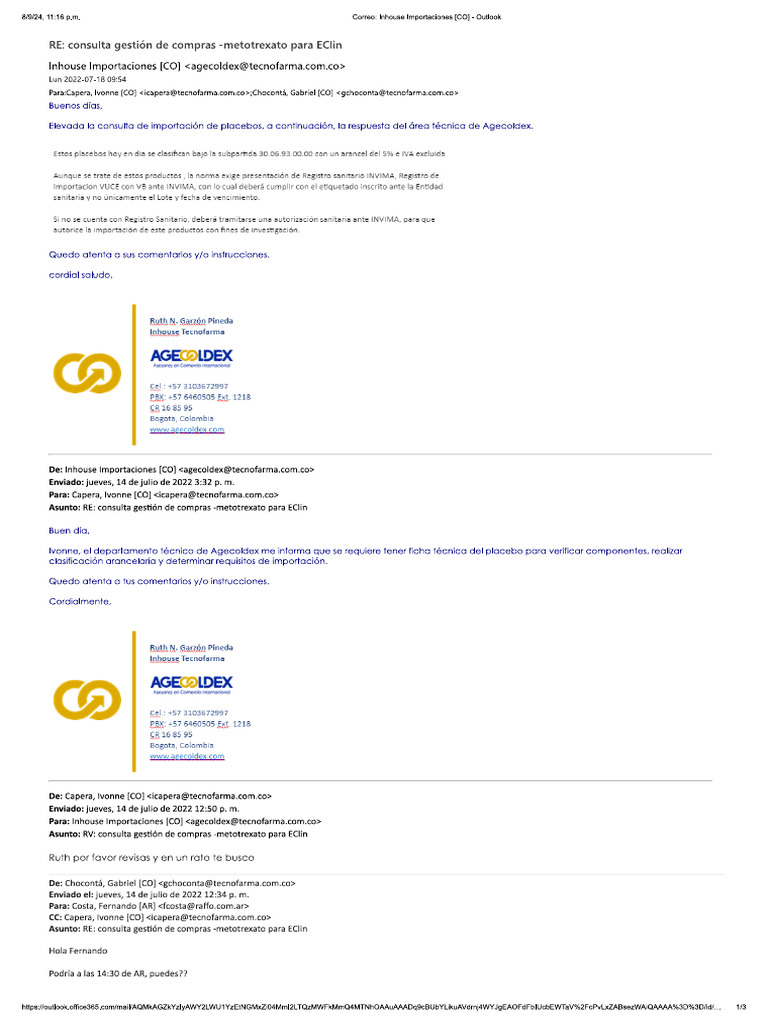 Placebos Metotrexato | PDF