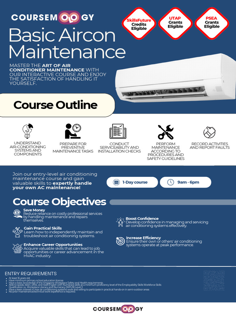 Basic Aircon Maintenance Course Guide | PDF | Air Conditioning