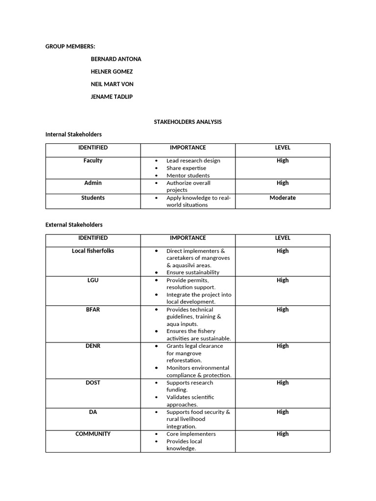 Analysis Mapping Risk | PDF