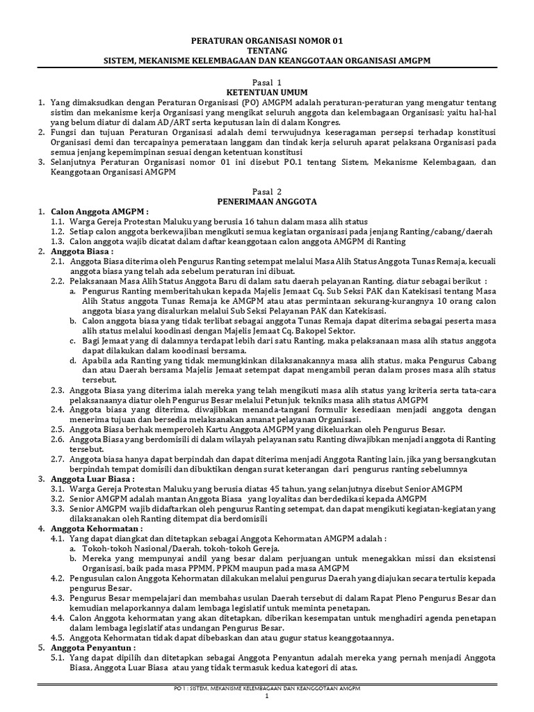 PO1 AMGPM | PDF