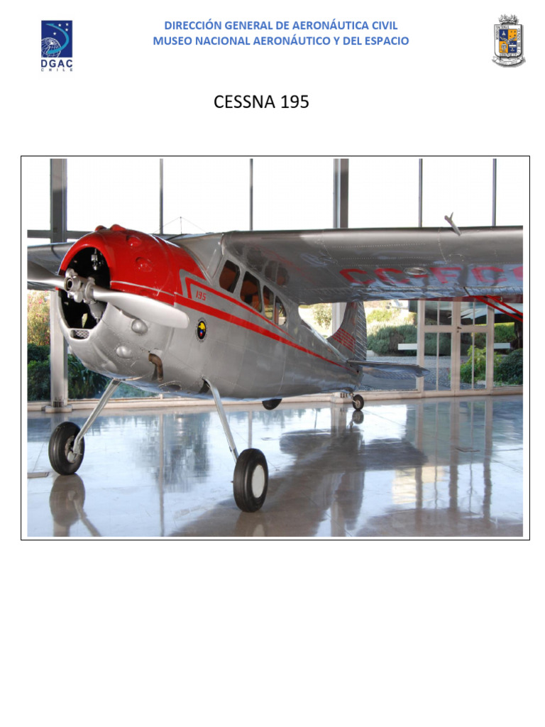 Cessna 195: Historia y Características | PDF | Aviación ...