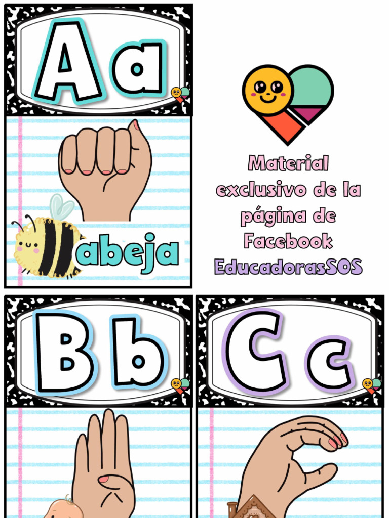 2 Abecedario Composition Educadorassos | PDF