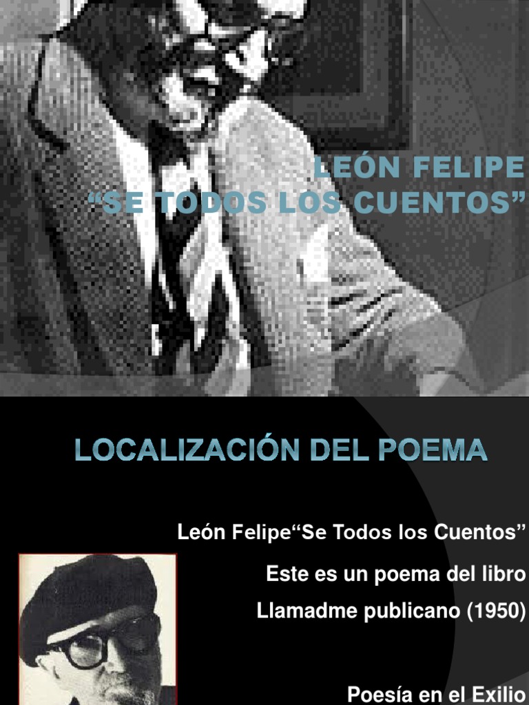 Poesía del Exilio: León Felipe | PDF | Poesía