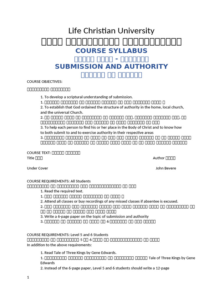 Submission & Authority English & Hindi Outline | PDF