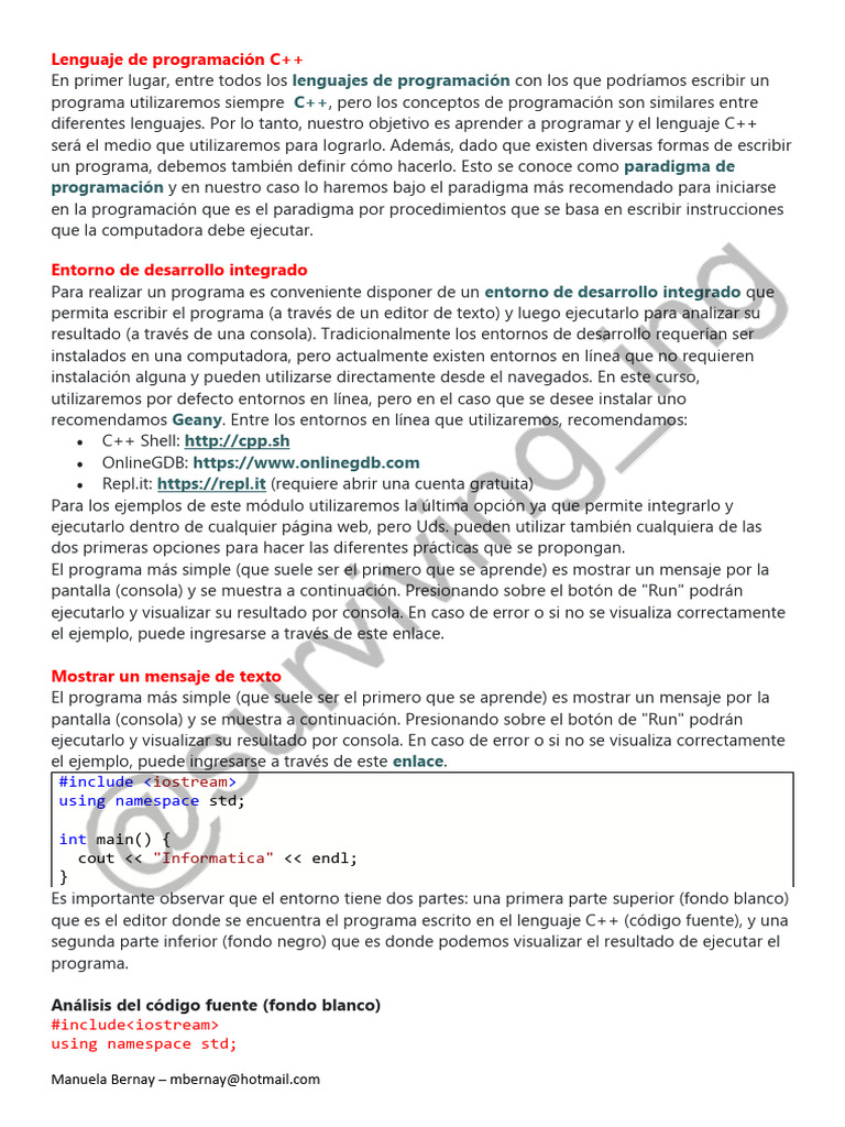 AP y Resumen de Clases | PDF | Programa de computadora | Programación
