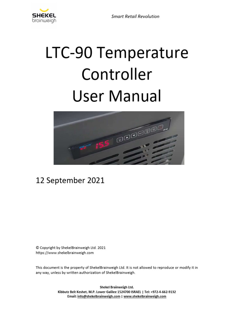 User Manual LTC-90 Temperature Controller | PDF