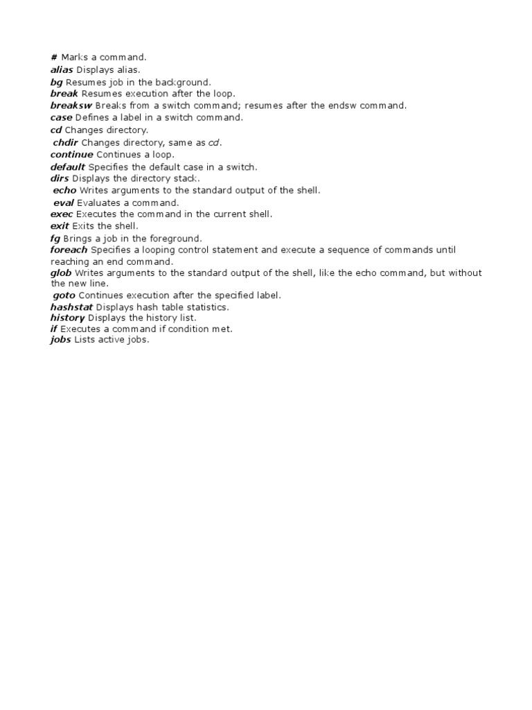 Command Reference Guide | PDF | Computers