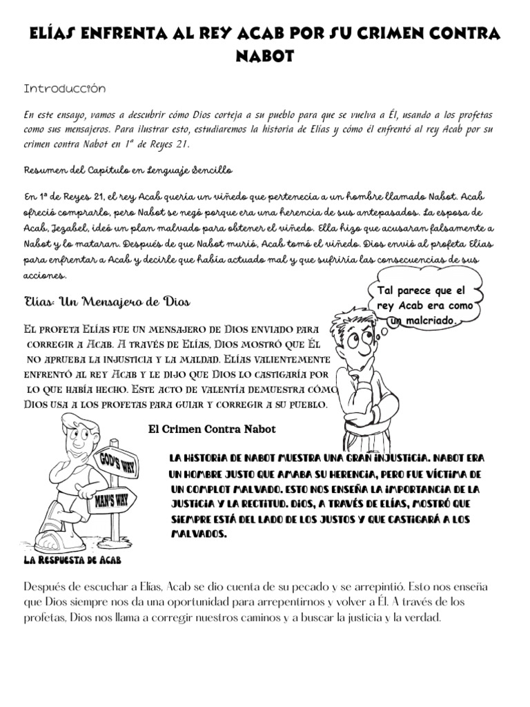 09 Elías Acab Nabot | PDF | Elijah | Conspiración