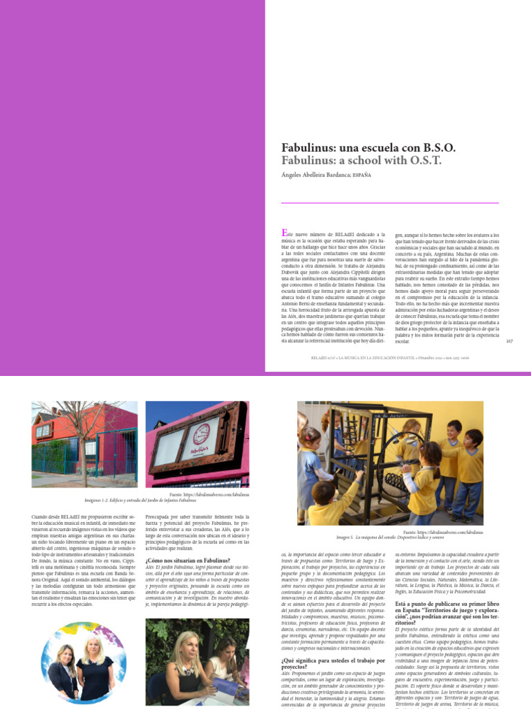 Fabulinus Reladei | PDF | Bailes | Educación de la primera infancia