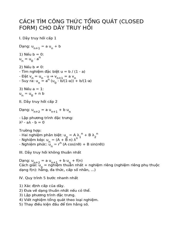 Closed Form Day Truy Hoi v2 | PDF