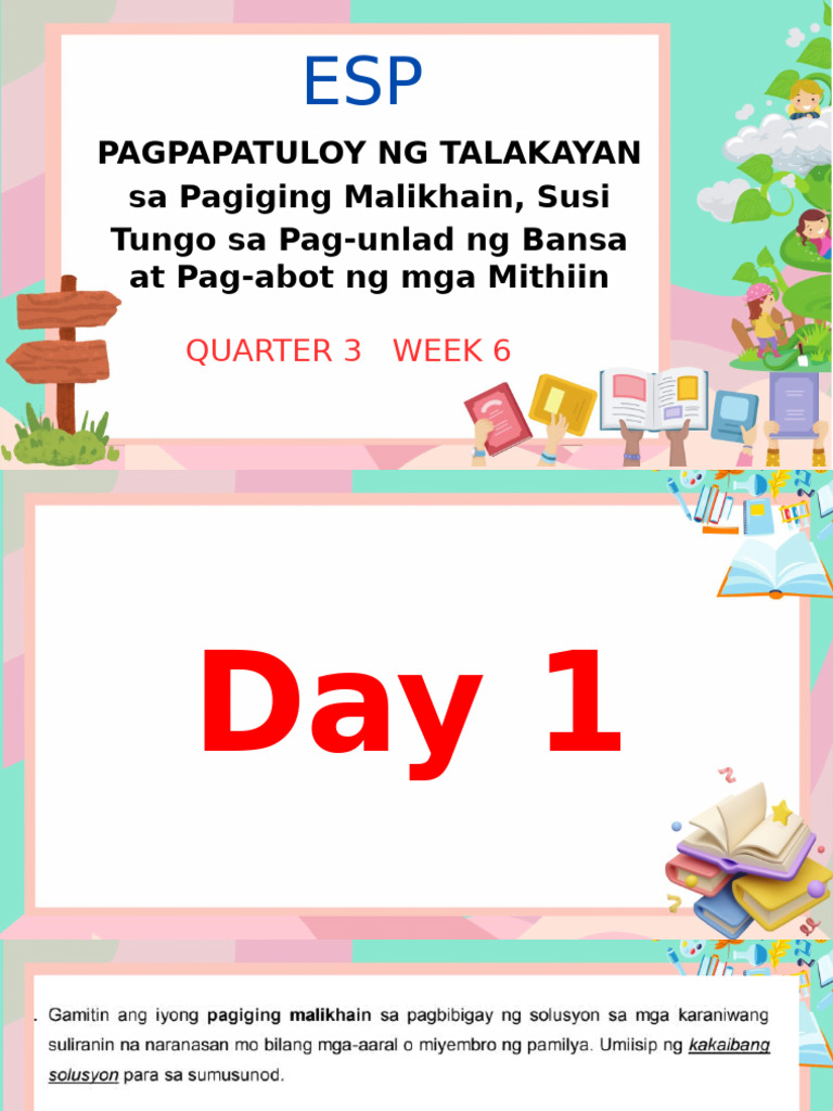 EsP6 PPT WK 6 Q3 | PDF