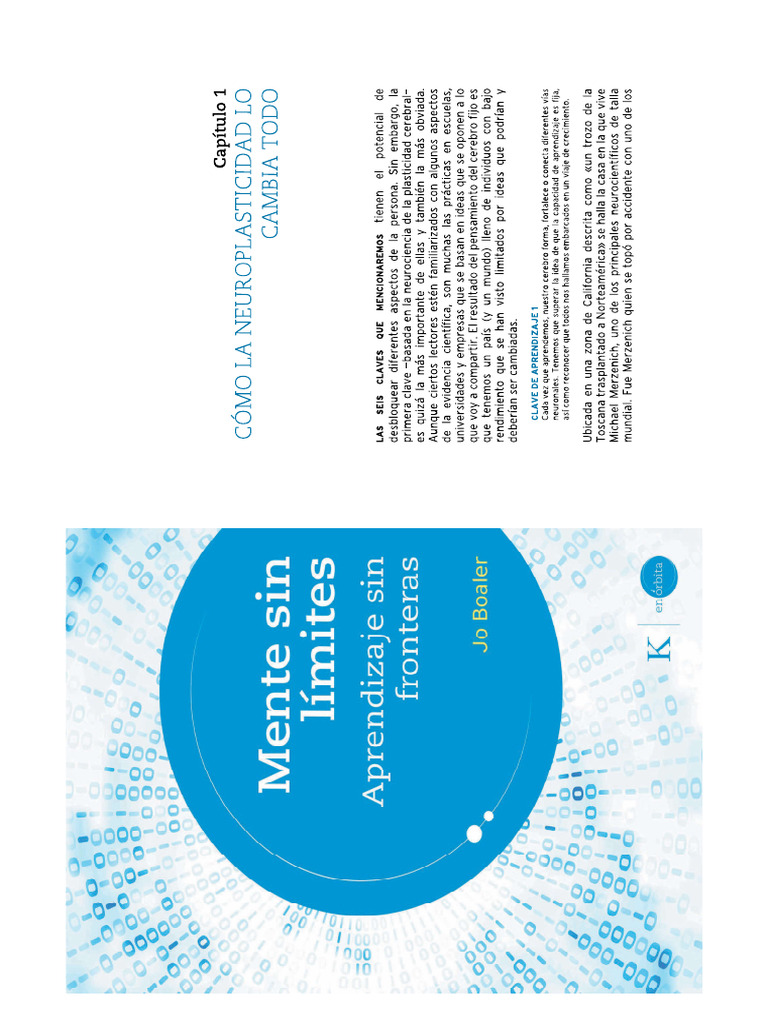 Mente Sin Límites Boaler - Cap 1 Neuroplasticidad | PDF
