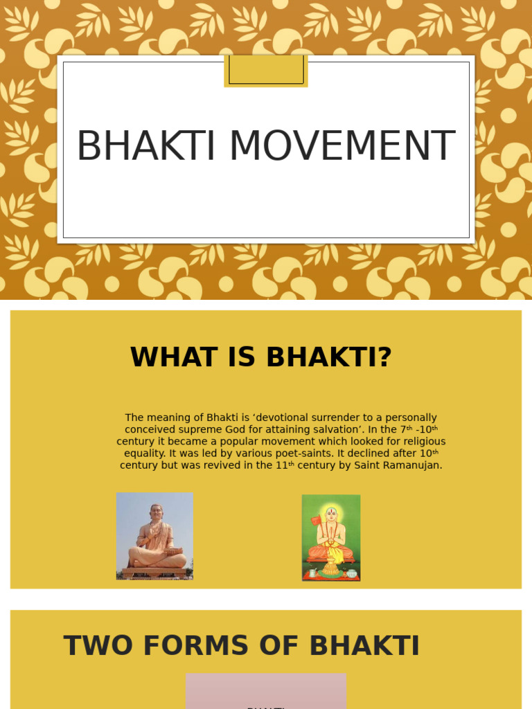 Bhakti Movement 5 | PDF | Bhakti | Indian Religions