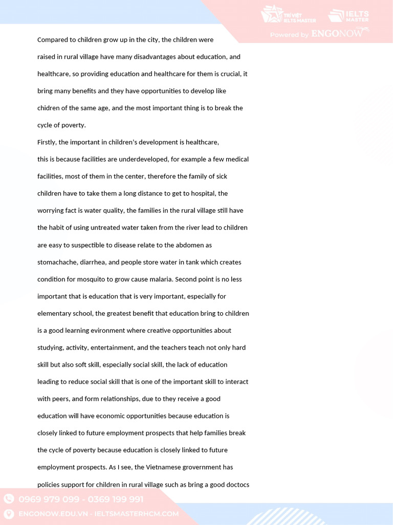 Check Writing Charity Trung | PDF | Poverty | Poverty & Homelessness