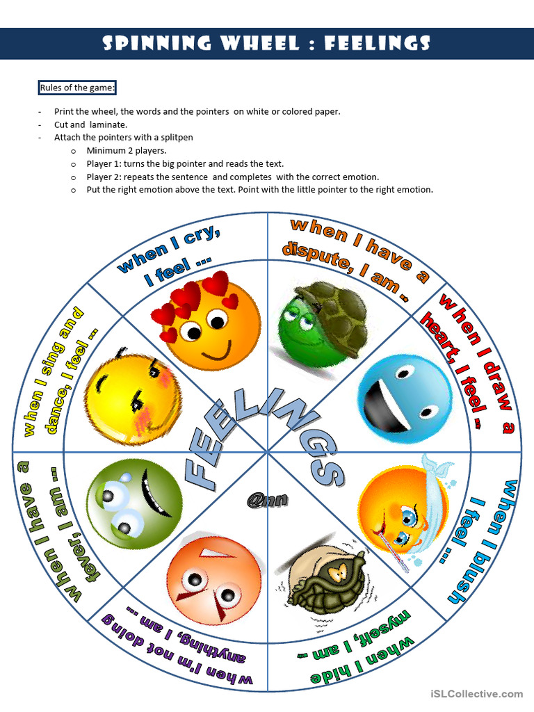 Spinning Wheel - Feelings 1 | PDF