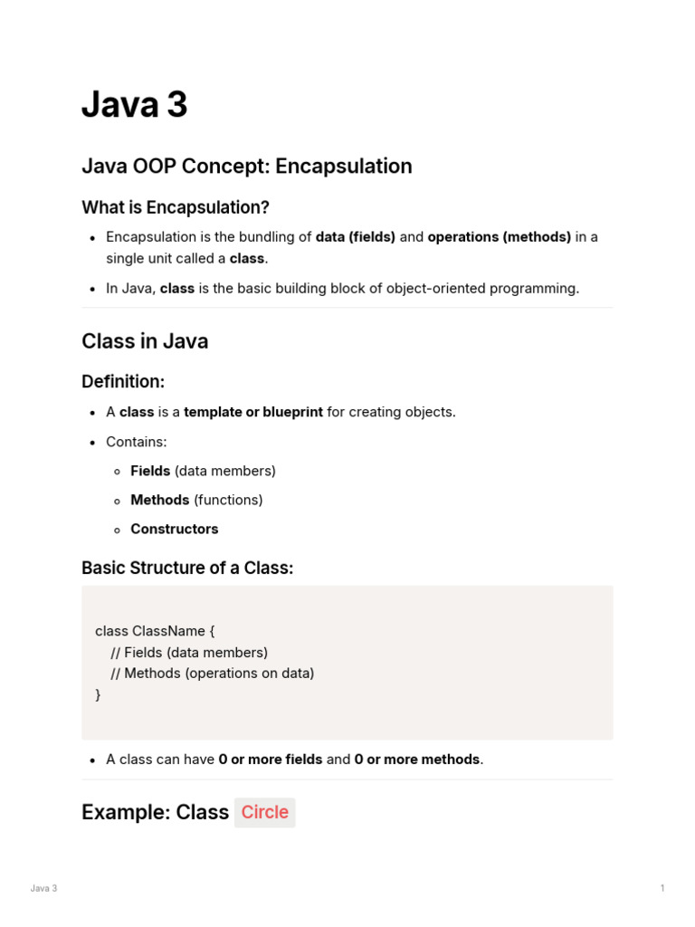 Java 3 | PDF | Method (Computer Programming) | Programming