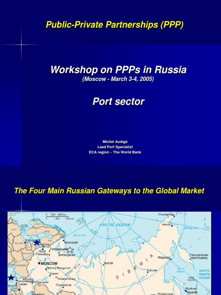 PPP Strategies for Russian Ports | PDF | Public–Private Partnership ...
