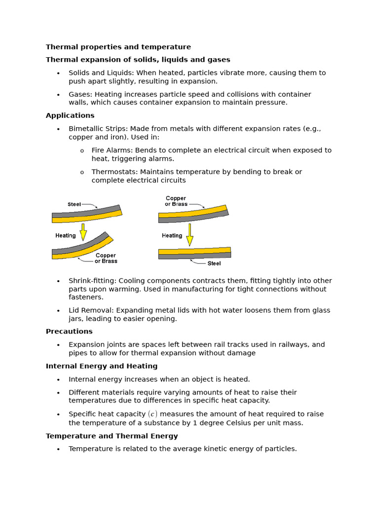 Understanding Thermal Properties and Heat Transfer | PDF | Heat ...